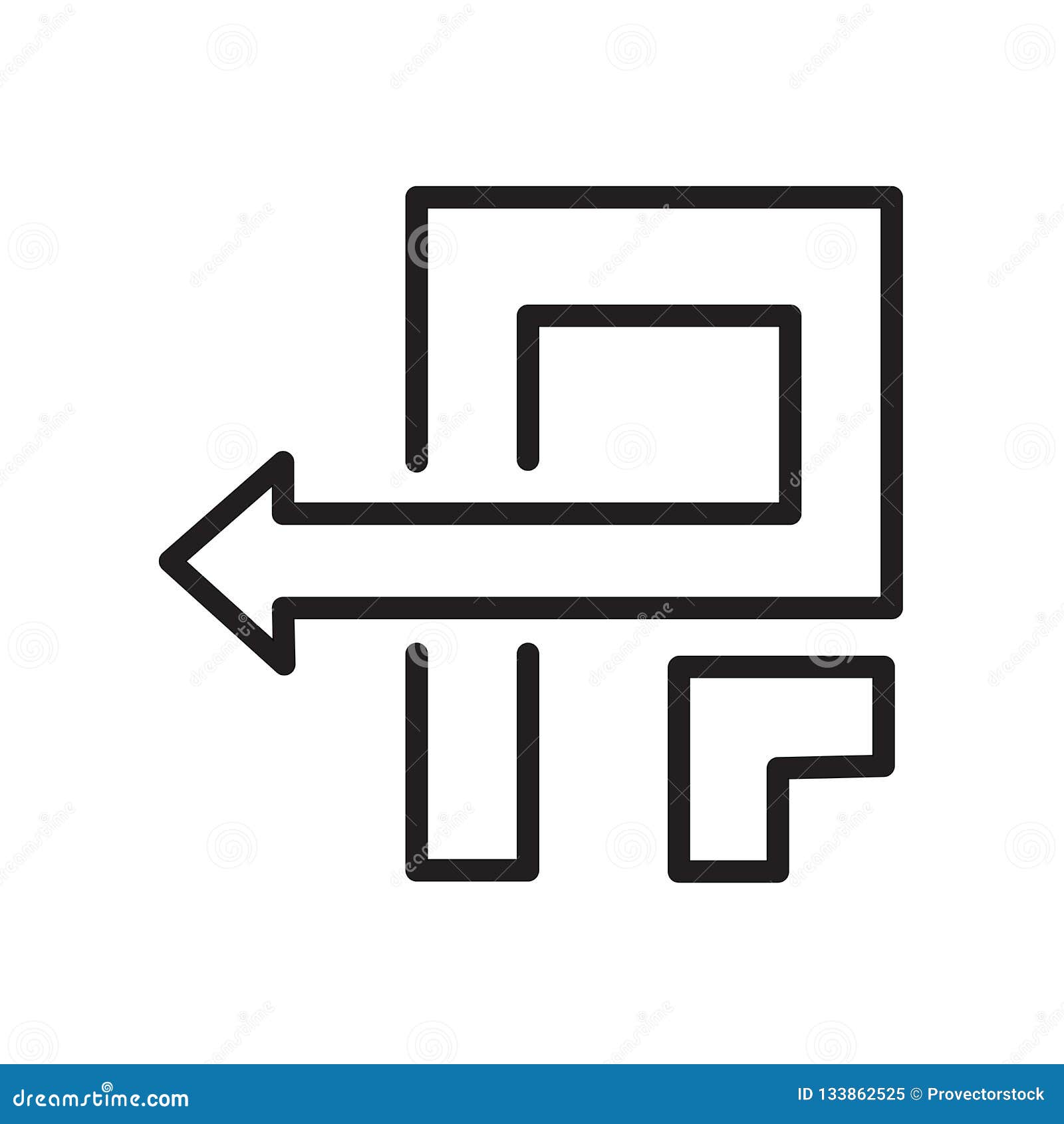 Pivot Icon Isolated on White Background Stock Vector - Illustration of ...