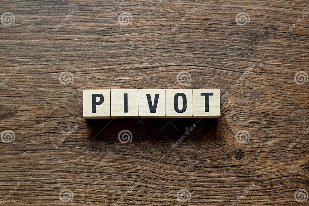 Pivot - Word Concept on Cubes Stock Photo - Image of diagonal, cube ...