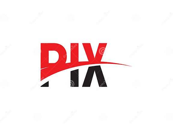 PIX Letter Initial Logo Design Vector Illustration Stock Vector ...