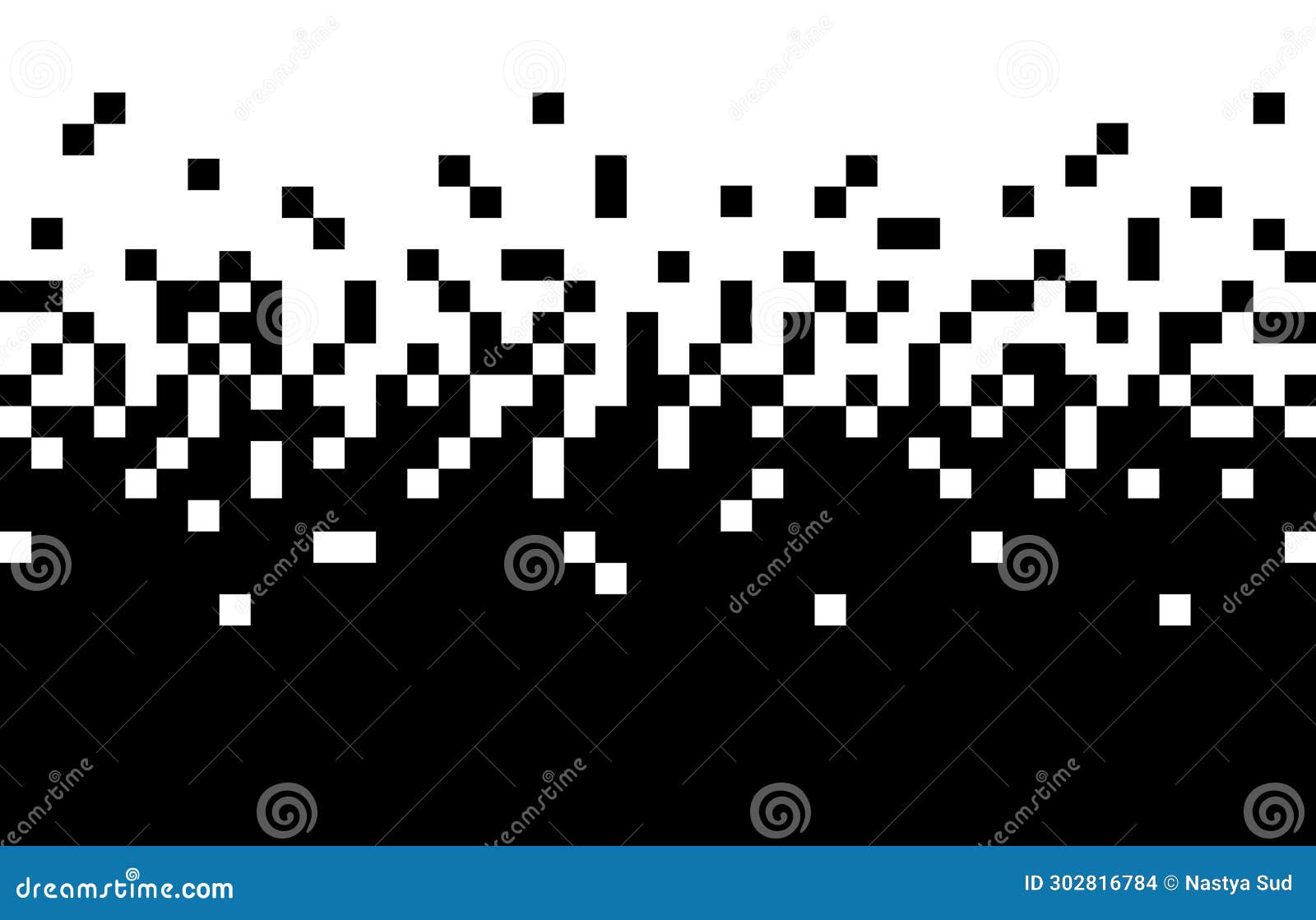 Pixel Dissolved Disperse Mosaic Background. Y2k Pixel Disintegration ...
