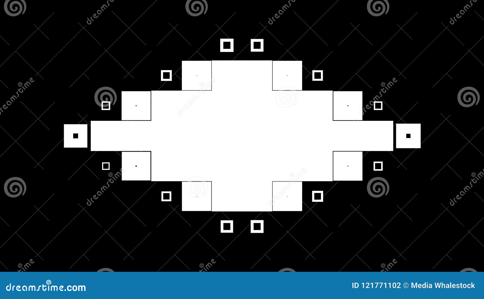 Pixel Animation On Black And White Background. Pixelated Digital Screen ...
