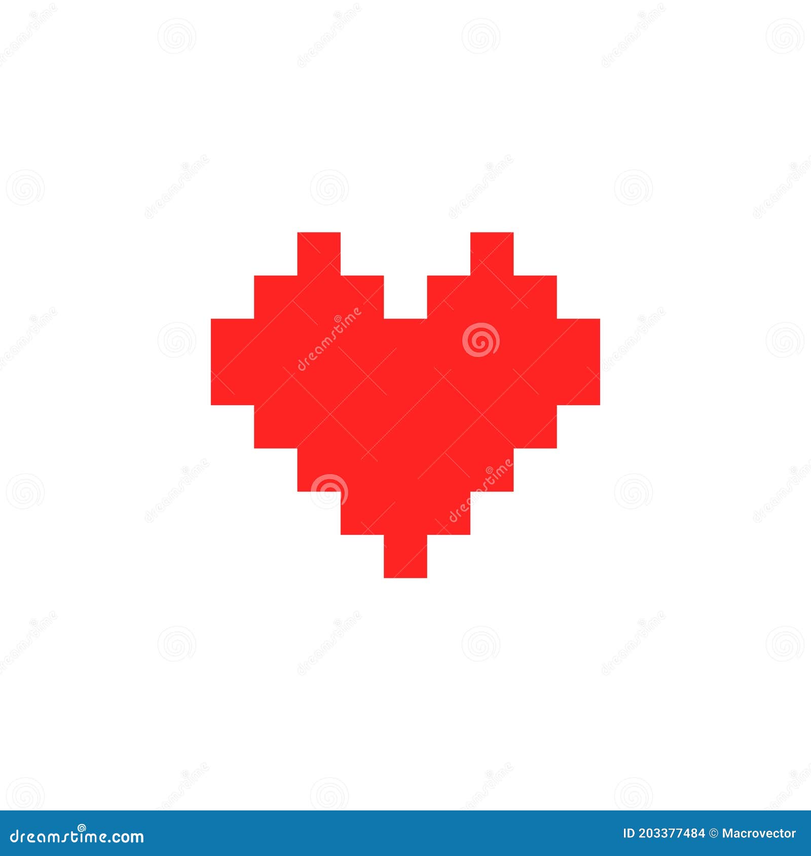 Pixel Arcade Icon stock vector. Illustration of heart - 203377484