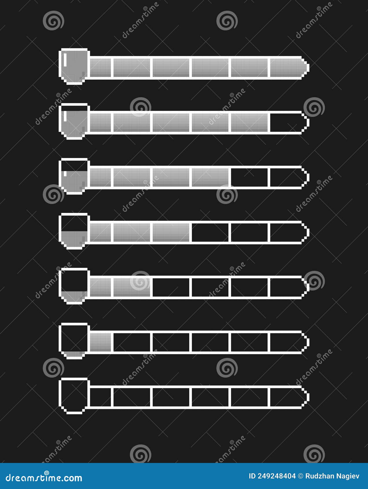 Pixel armor scale stock vector. Illustration of resource - 249248404