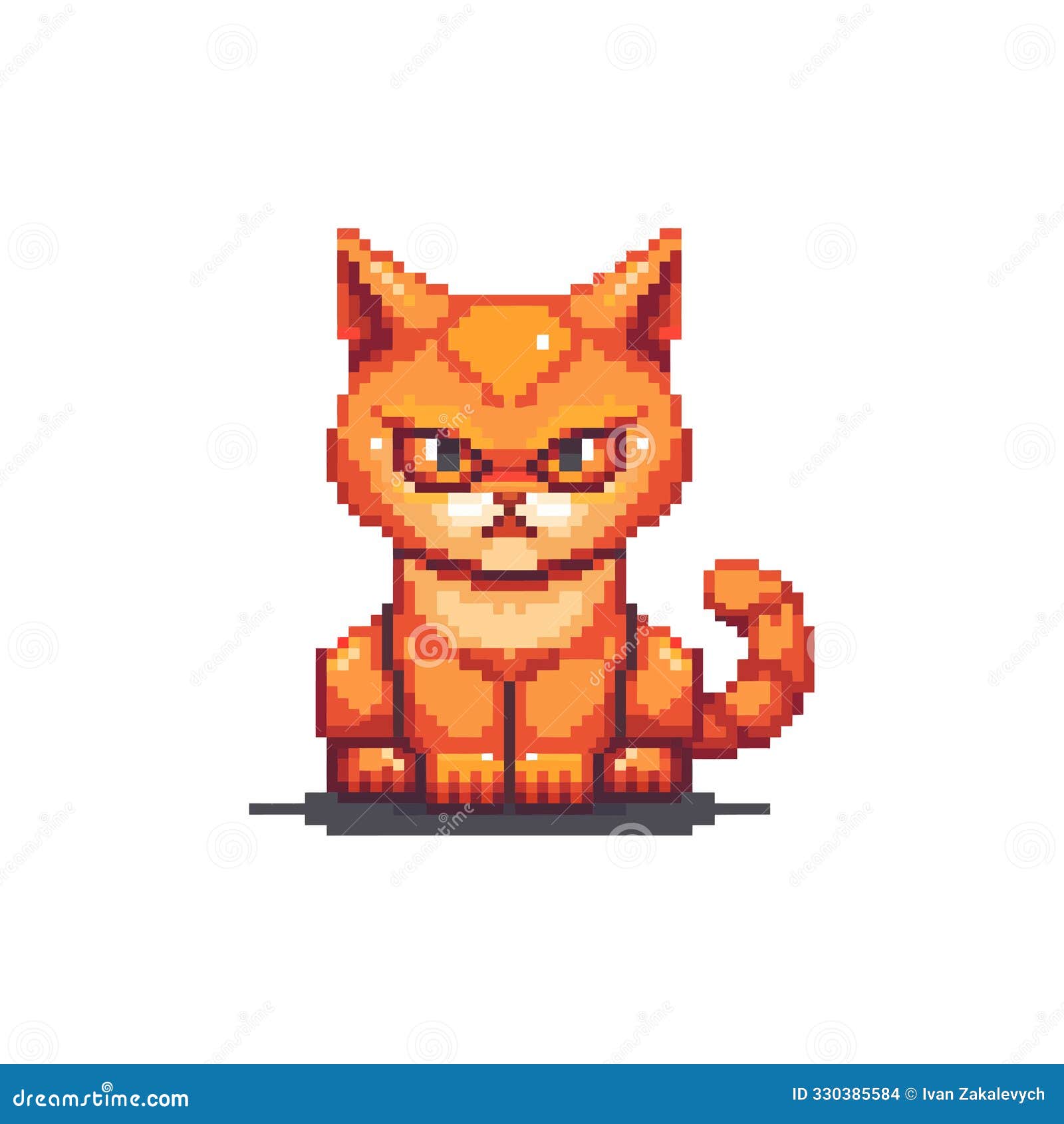 Pixel Art Angry Emote Illustration | CartoonDealer.com #327107827