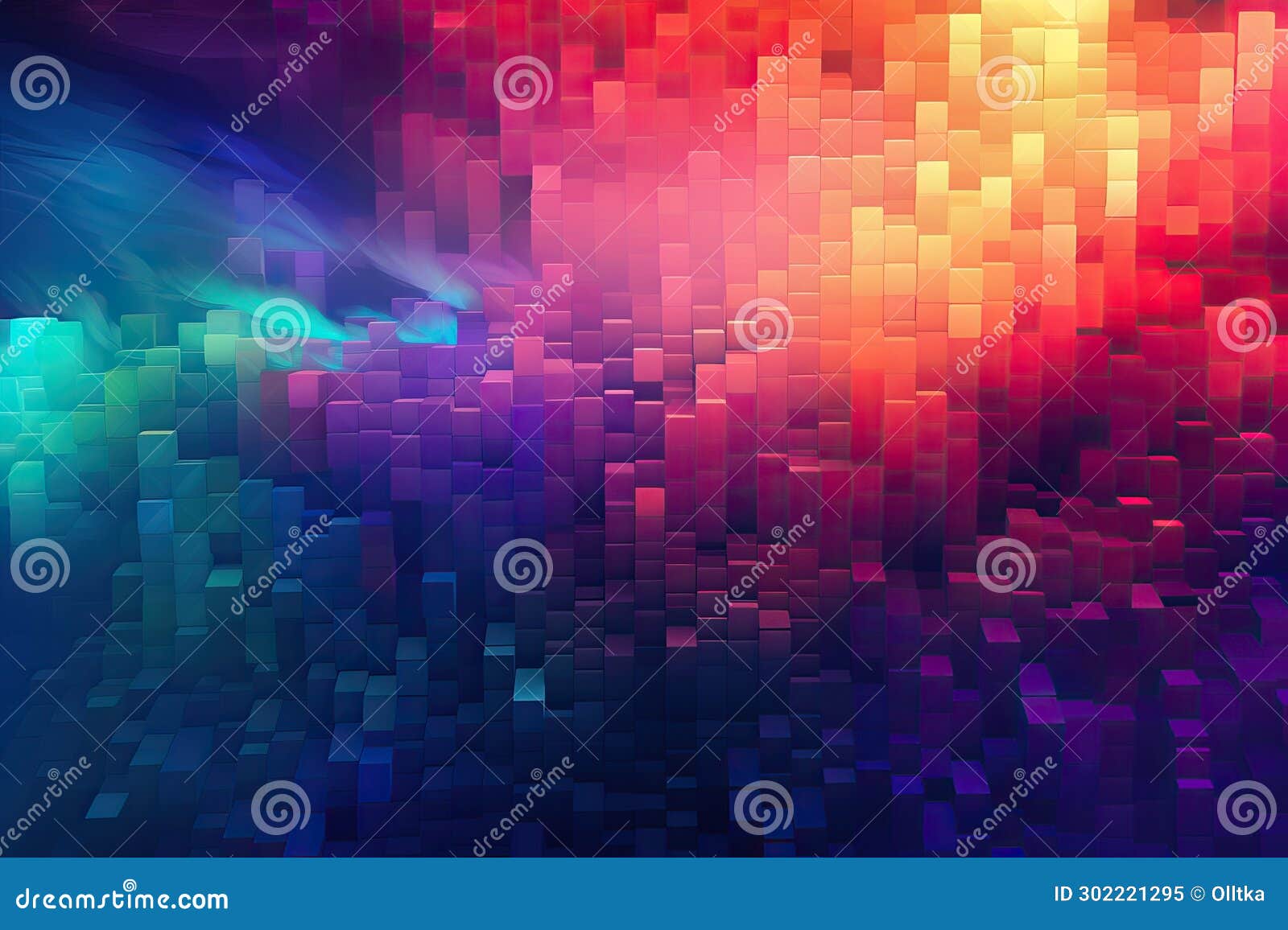 Pixel Art Background with Abstract Pixel Blue, Yellow, Red, Orange ... Pixel Art Background with Abstract Pixel Blue, Yellow, Red, Orange ...