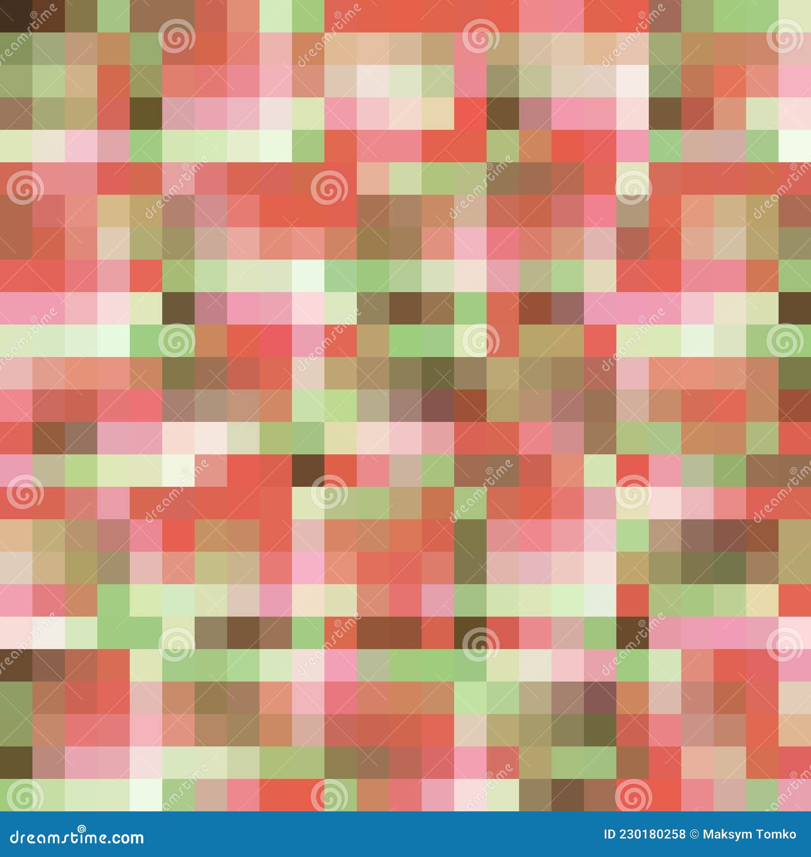 Pixel Art Background. Vector Illustration. Abstract Color Square Pixel ...
