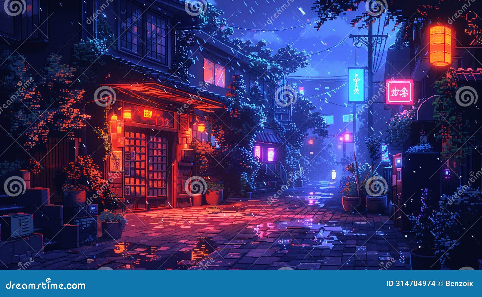 Pixel Art Backgrounds for Streaming Platforms the Stages Blur into ...