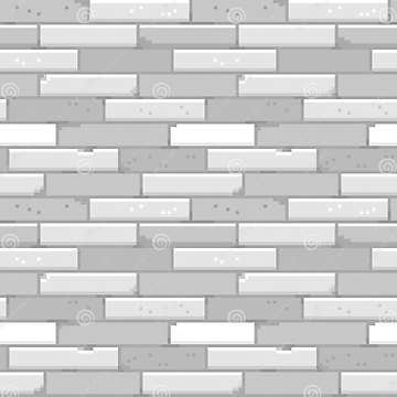 Pixel Art Brick Wall Seamless Pattern Stock Vector - Illustration of ...