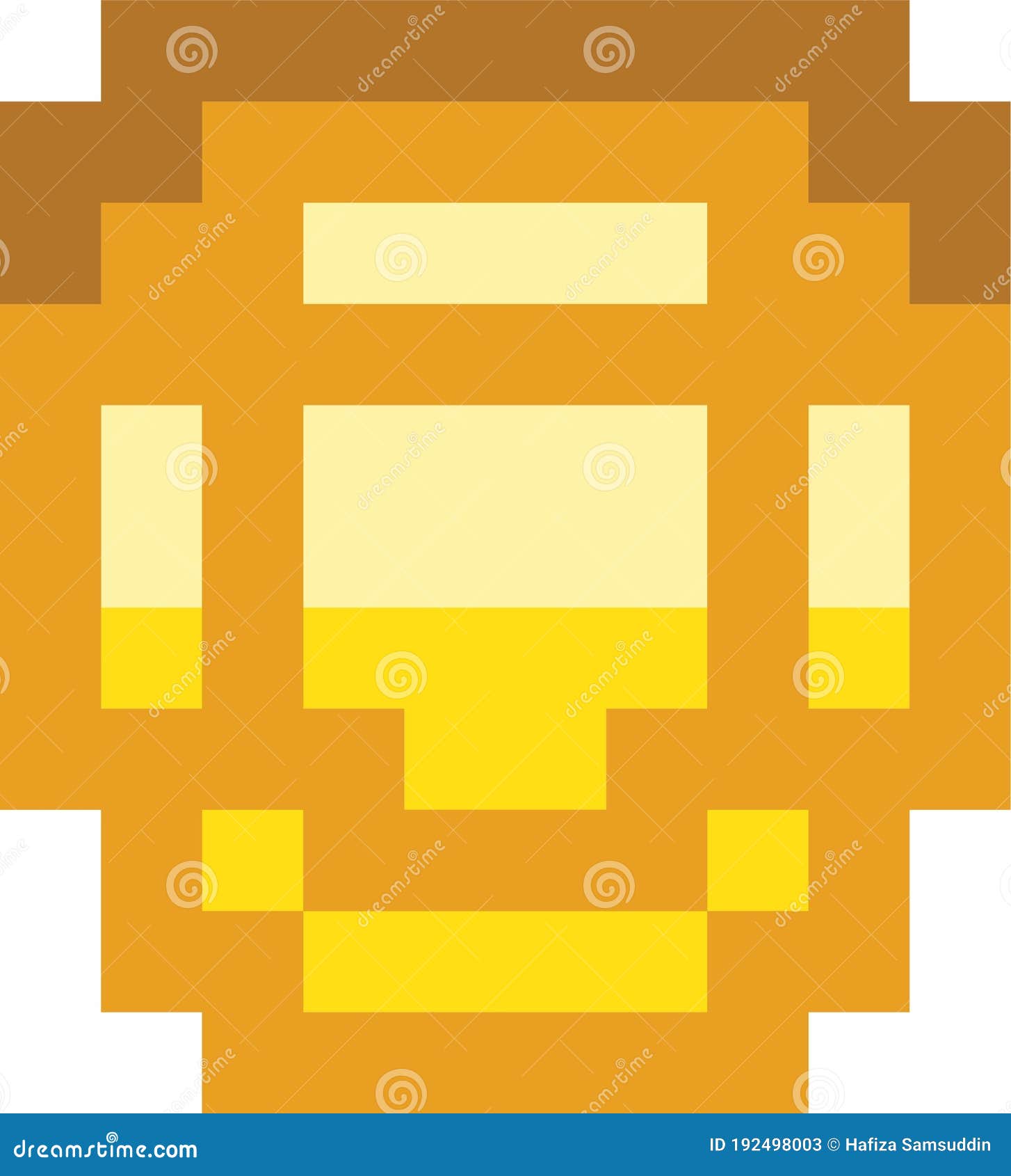 Pixel Art Coin. Vector Illustration Decorative Design Stock Vector ...