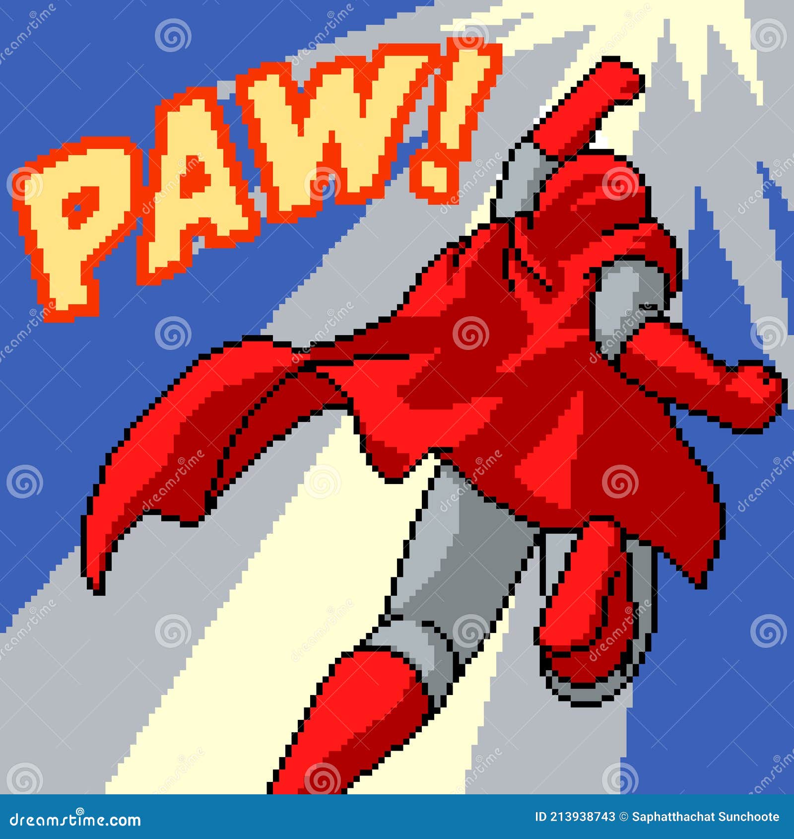 Comic Pixel Art Of Magic Explosions And Effects Set Vector Illustration ...