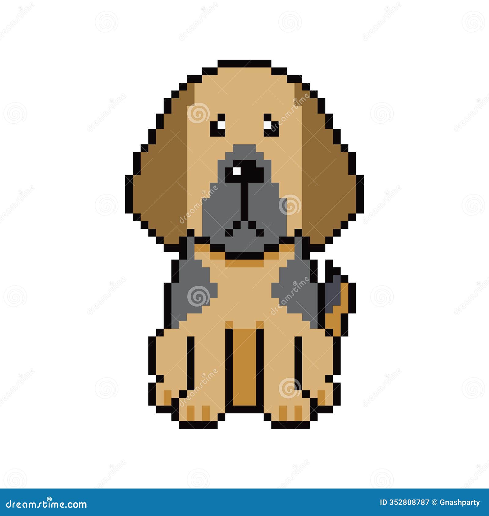 Pixel Art Great Idea Cartoon Vector | CartoonDealer.com #55323109