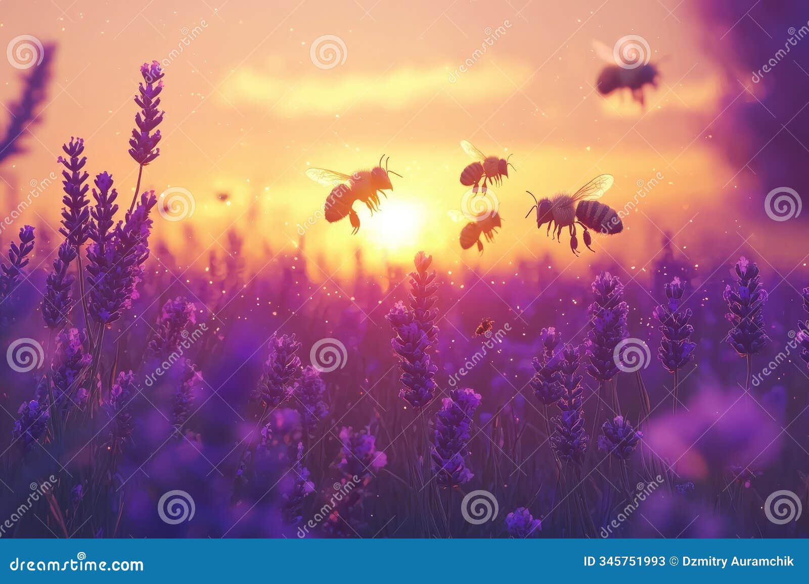 This Pixel Art Depicts a Lavender Field with Tiny, Animated Bees Flying ...