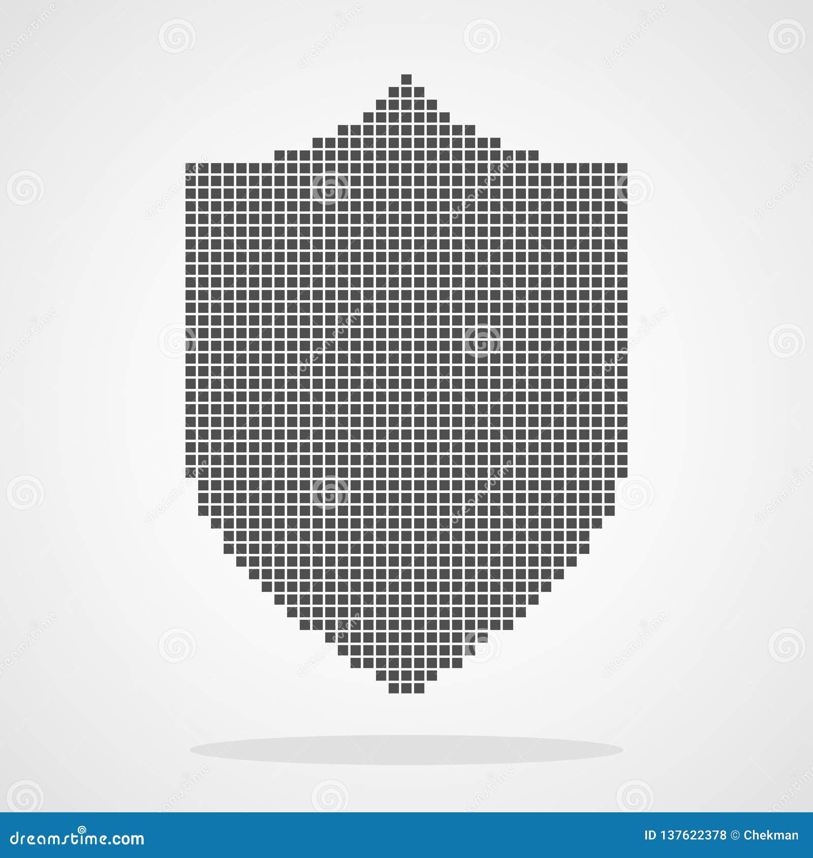 Pixel Art Design of a Shield Icon. Vector Illustration Stock ... Pixel Art Design of a Shield Icon. Vector Illustration Stock ...