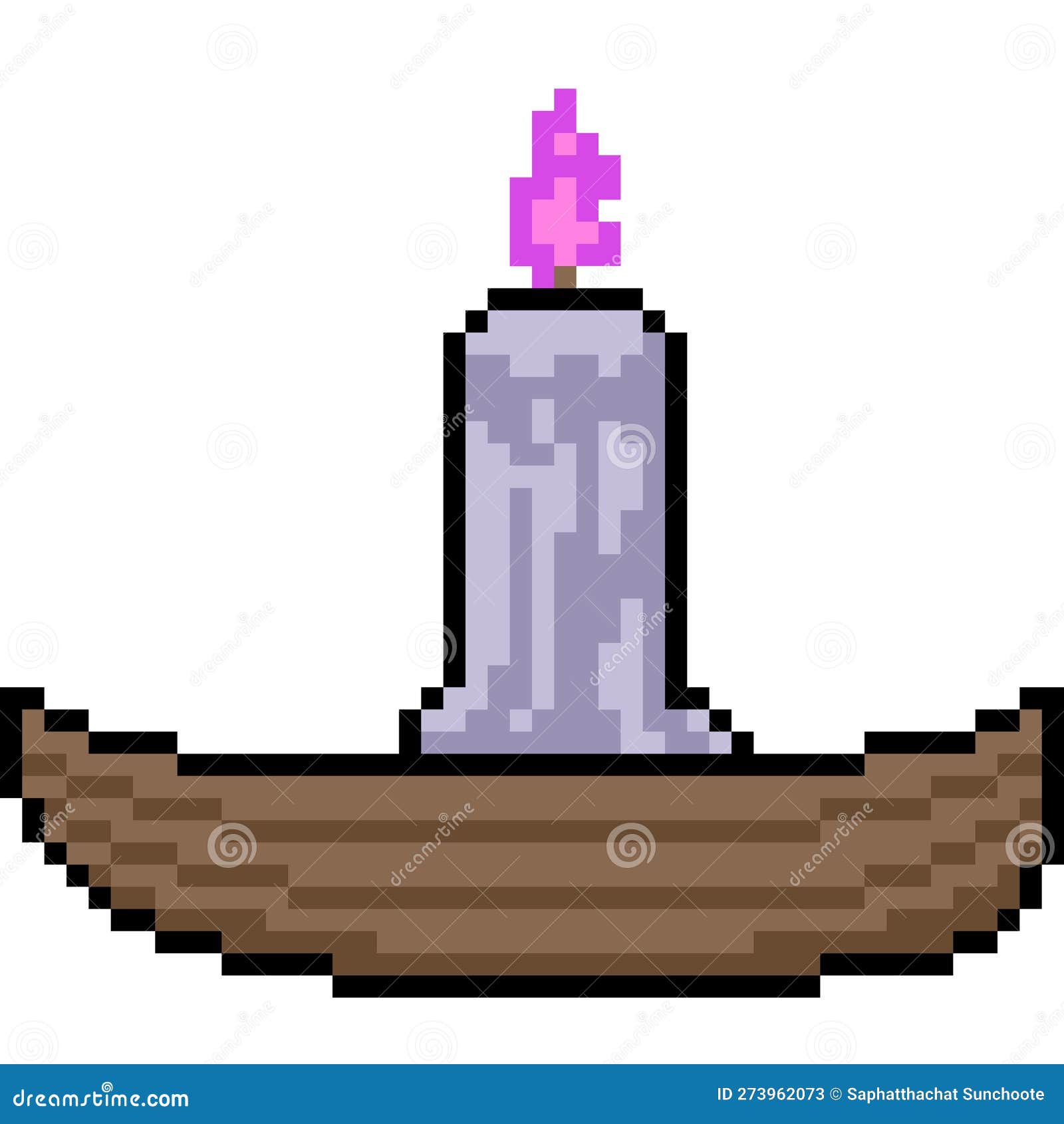 Pixel Art Fancy Mable Decoration Vector Illustration | CartoonDealer ...