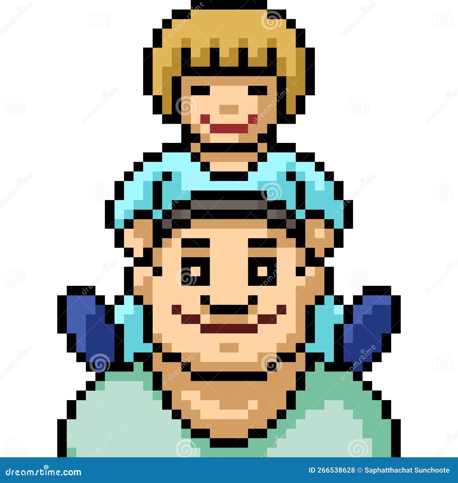 Father And Girl Head Black Color Silhouette Vector | CartoonDealer.com ...