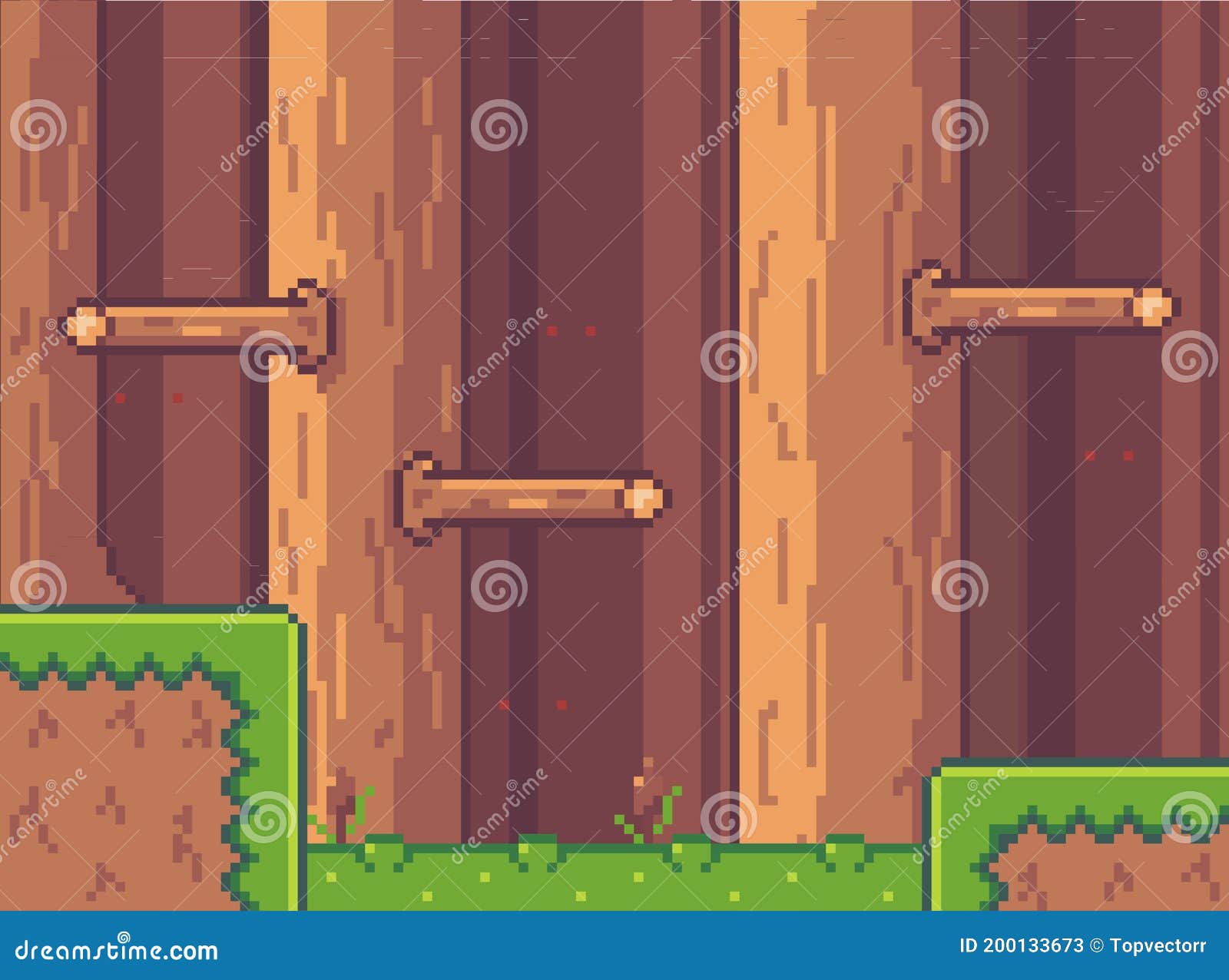 Pixel Art Of The Bare Footstep Logo. Vector Illustration ...