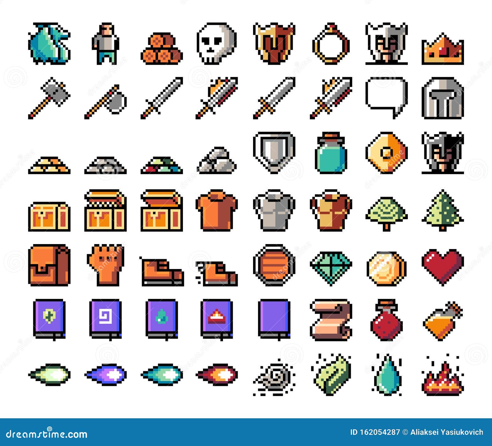 Pixel Art Items