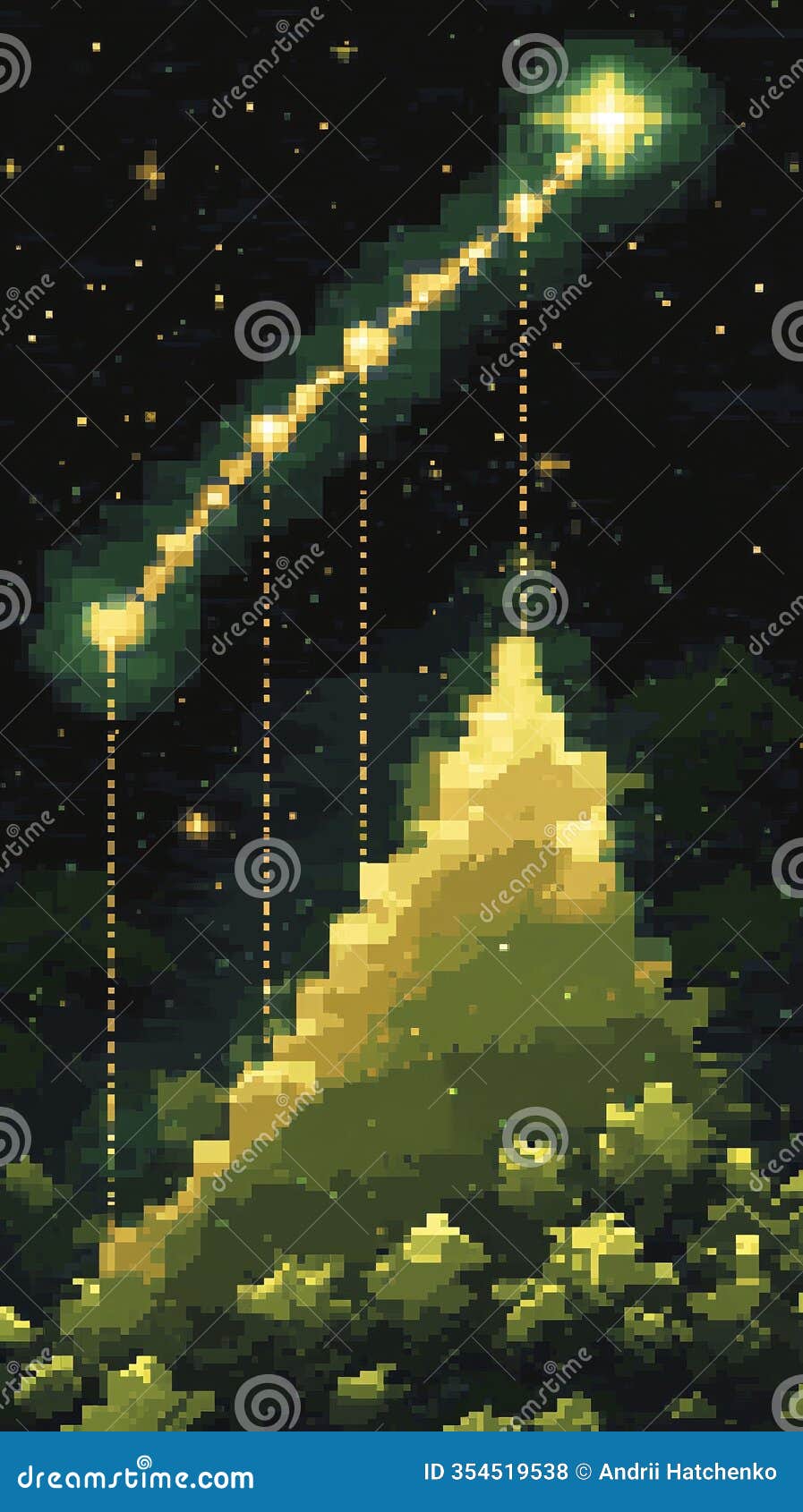 Pixel Art Graph Tracking Cost Efficiency Improvements Over Several ...