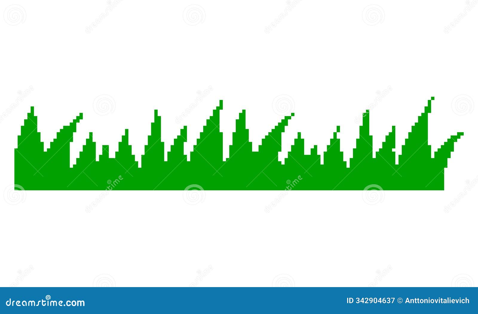 Pixelated Green Check Mark Icons Set. Approval Or Success Symbols In ...