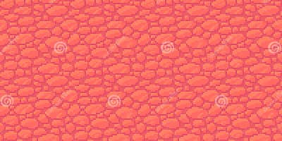 Pixel Art Ground Background. Seamless Soil Texture Backdrop Stock ...