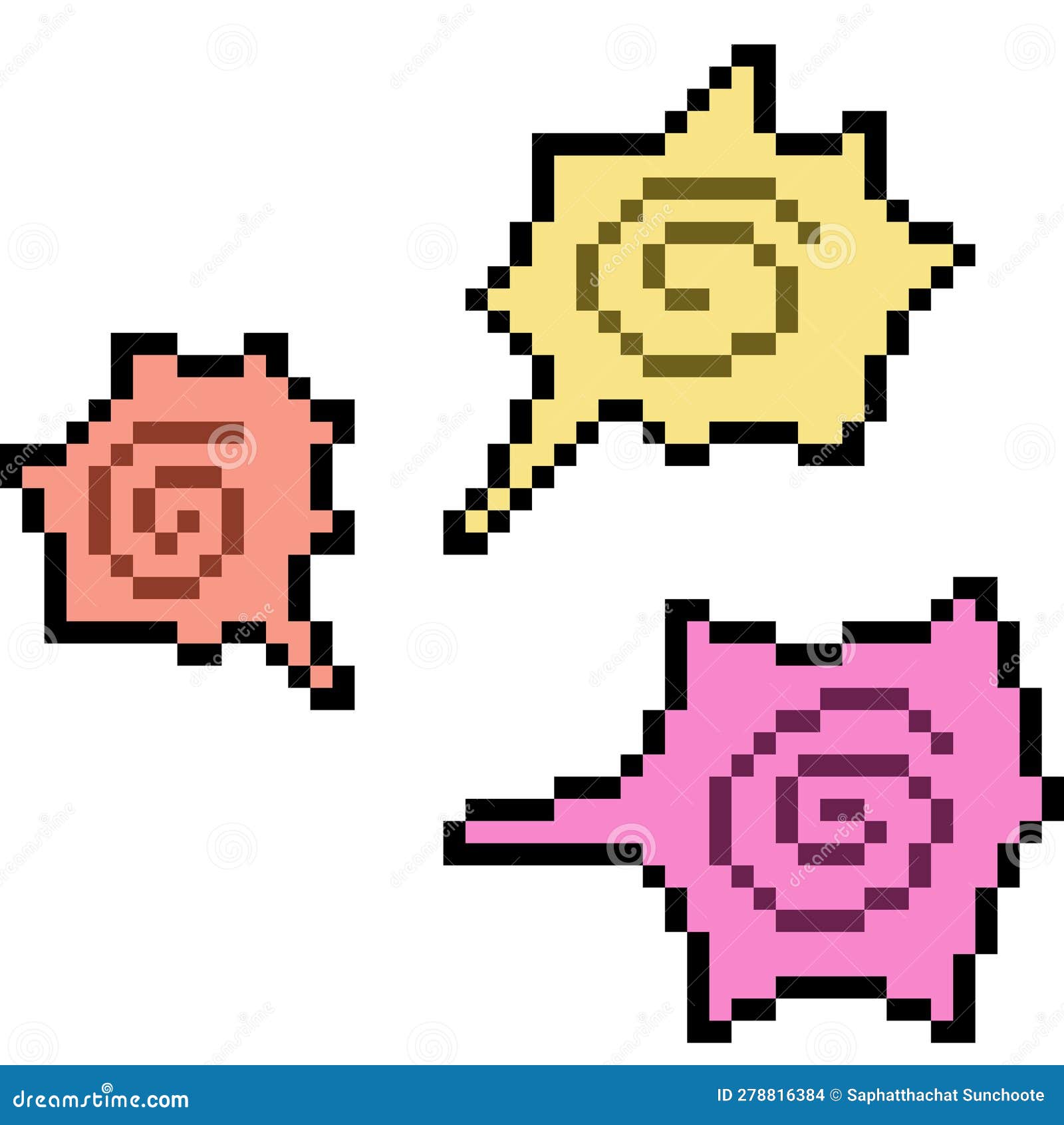 Pixel Art Group Of People Character. Stock Photography | CartoonDealer ...