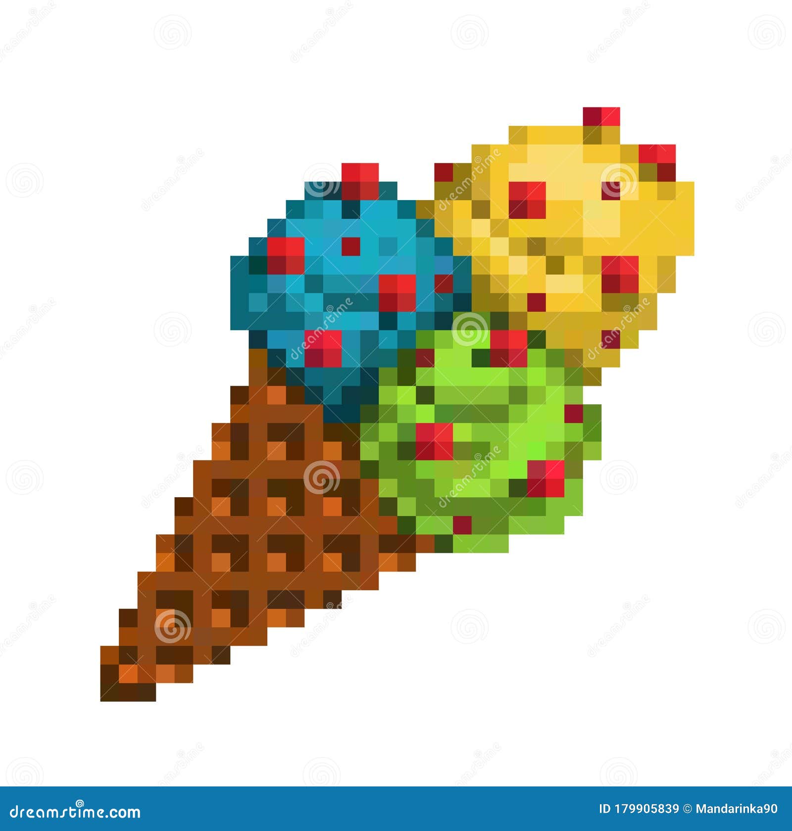 Pixel Art Ice Cream Icon, Vector Stock Vector - Illustration of food ... Pixel Art Ice Cream Icon, Vector Stock Vector - Illustration of food ...