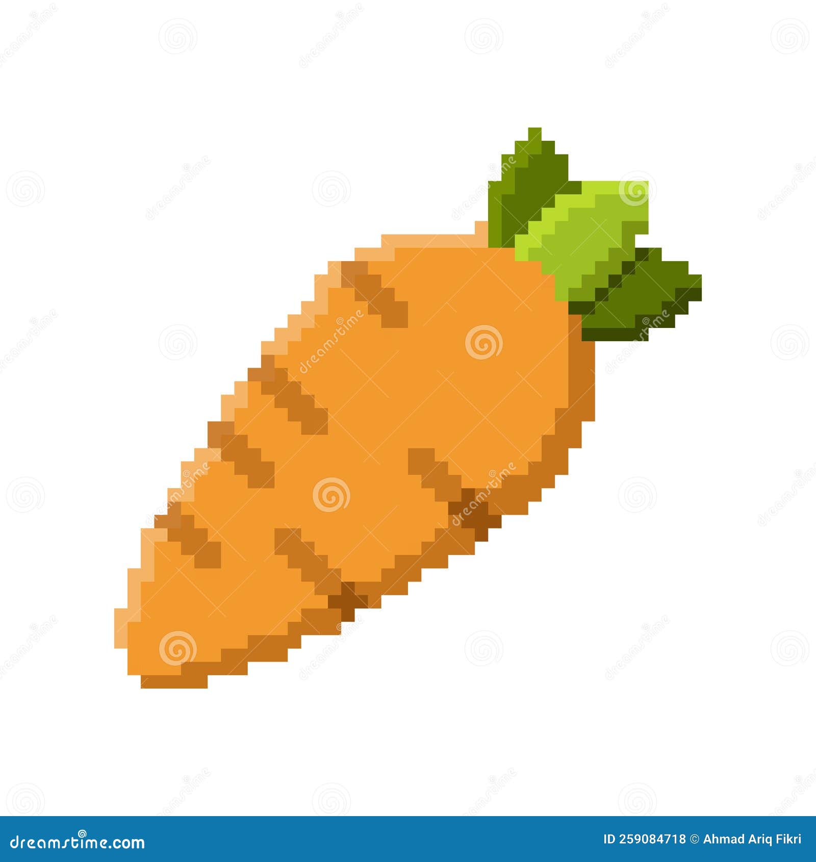 Pixel Art Icon. Pixel Art Carrot Icon. Cute Pixel Carrot. Vegetables ...