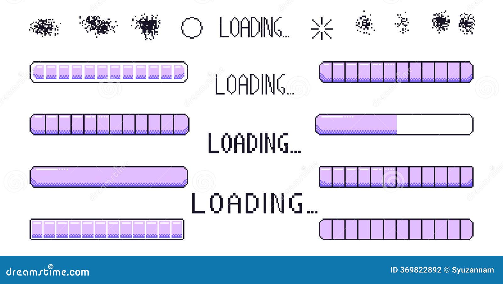 Game Progress Bars, Cartoon Vector Ui Elements Set | CartoonDealer.com #261938881