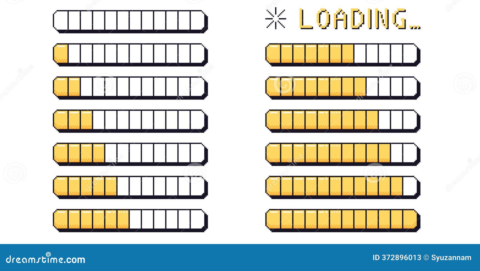 Game Progress Bars Vector Set Ui Cartoon Interface | CartoonDealer.com #229885832