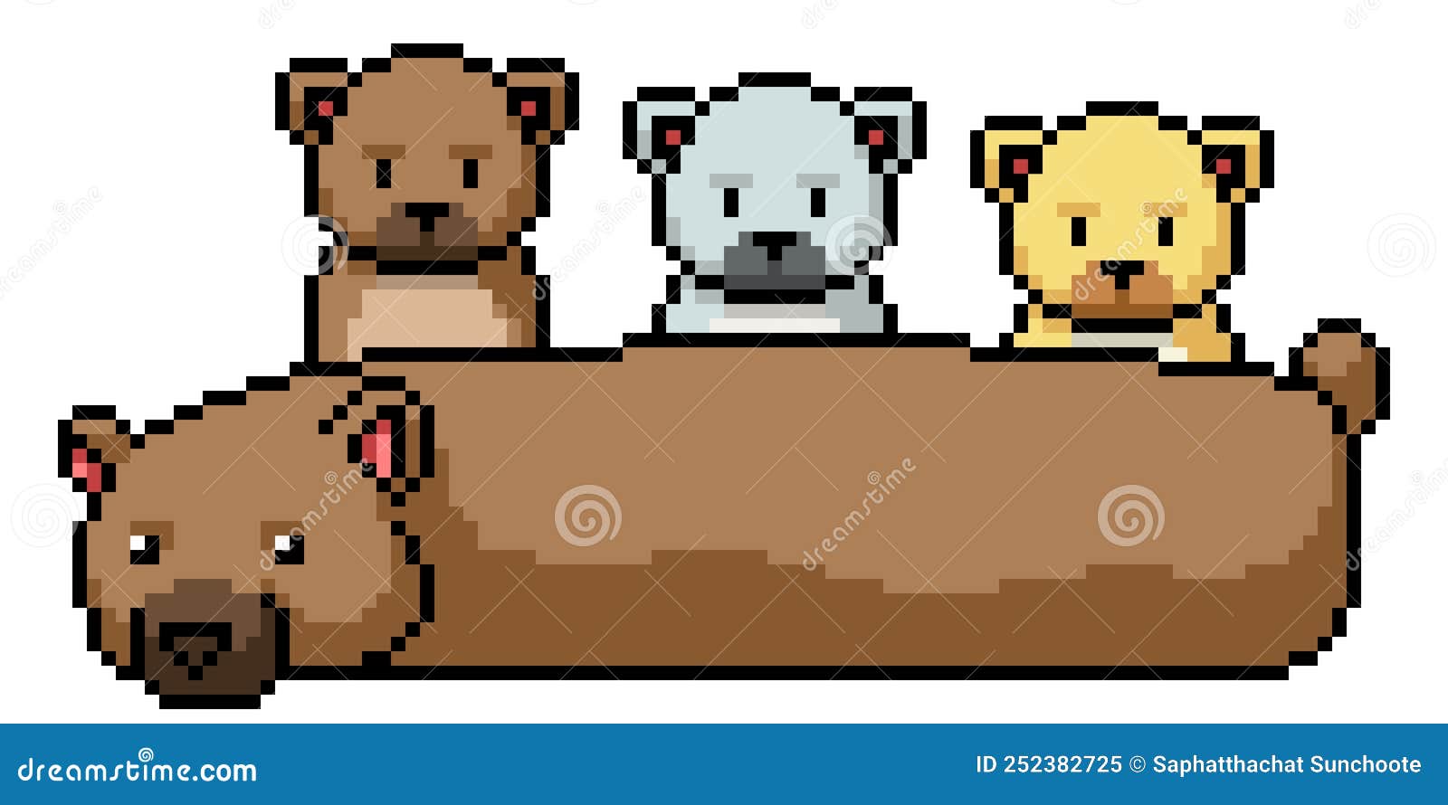 Pixel Art A Man With Long Hair Wearing A Cowboy Hat Cartoon Vector ...