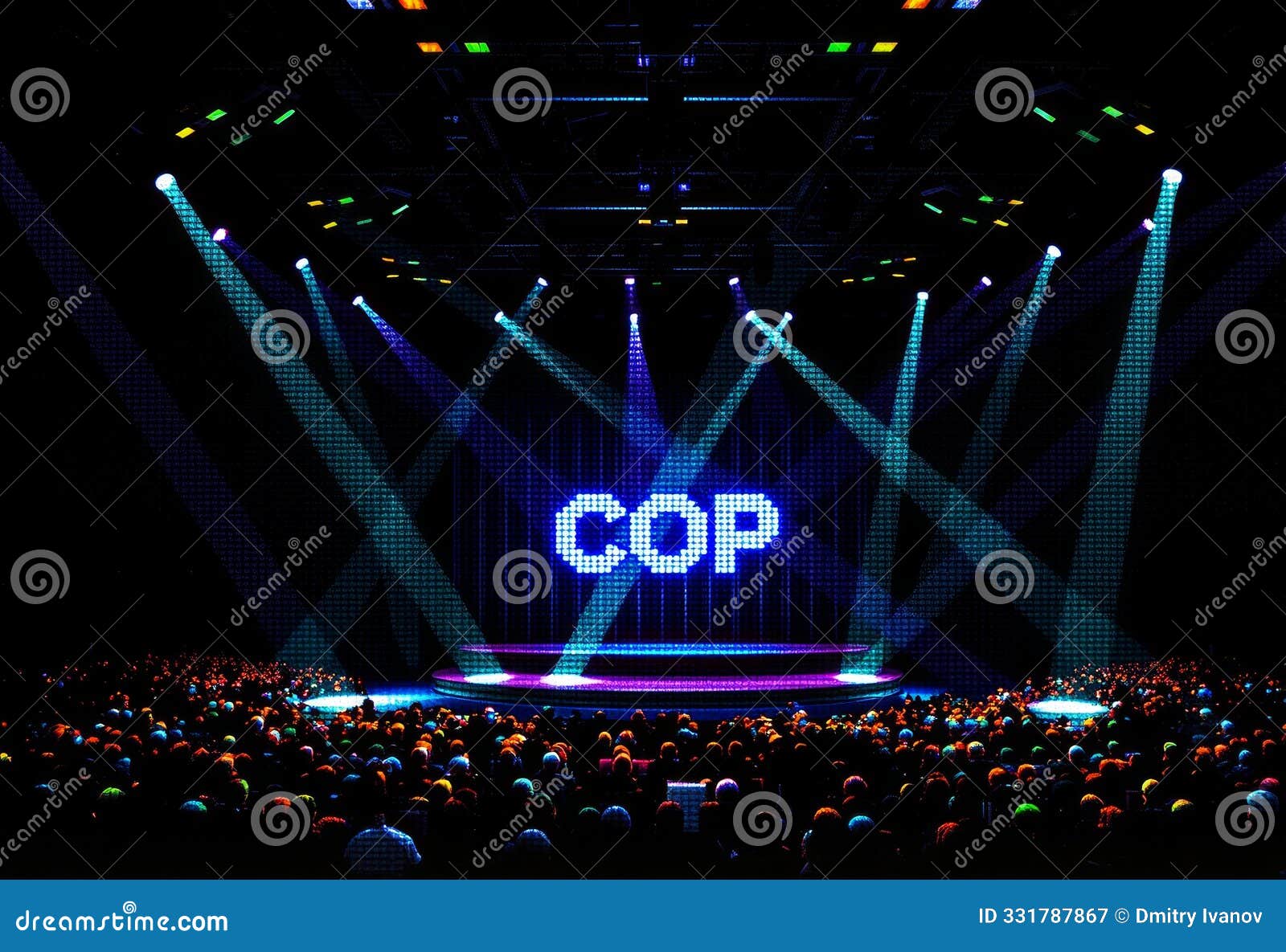 Pixel Art Luminogram a Pixelated Close Up of the COP Stock Image ...