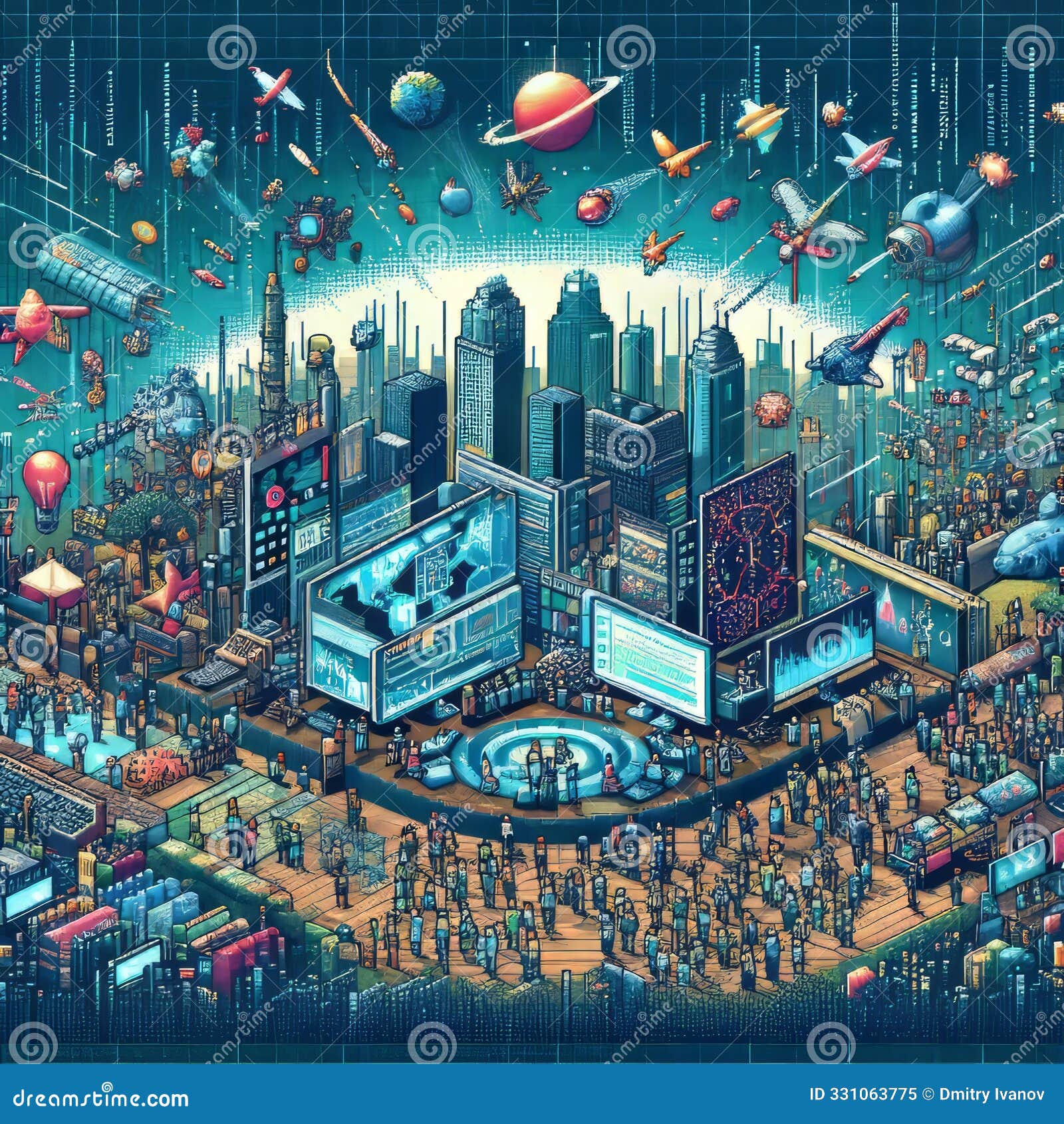 Pixel Art Matrix Code Fusion Pixel Art Images of Summit Activiti Stock ...