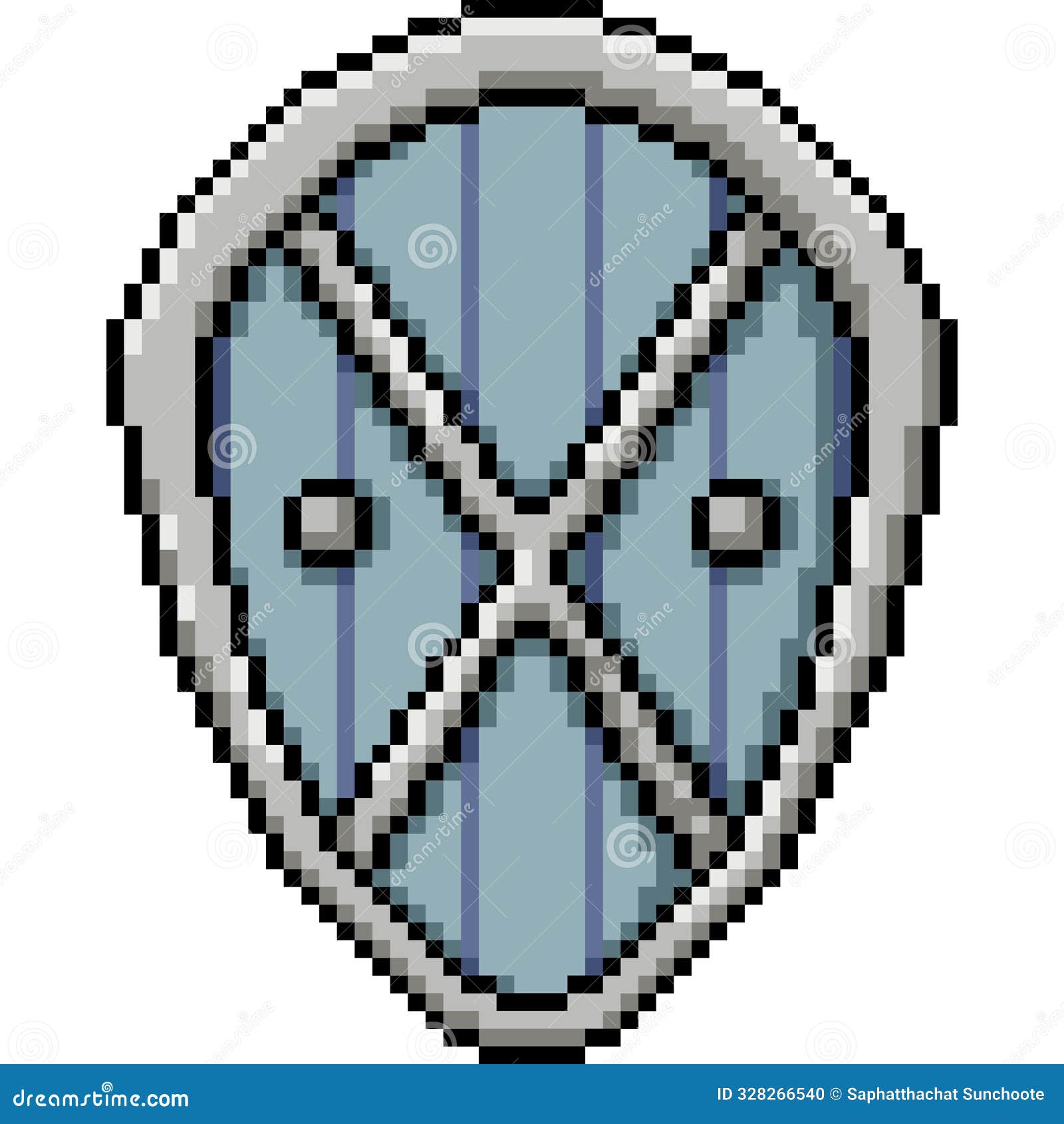 Pixel Art Medieval Screen Vector Illustration | CartoonDealer.com ...