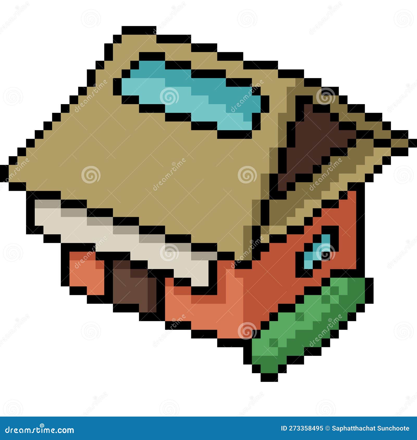 Pixel Art Modern Clay House Stock Vector - Illustration of modern, bush ...