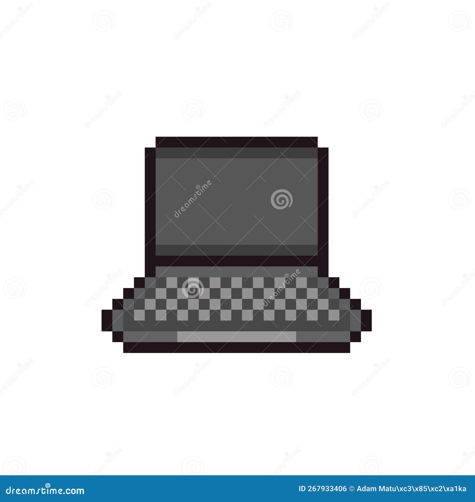 Pixel Art - Notebook, Illustration Stock Vector - Illustration of ...