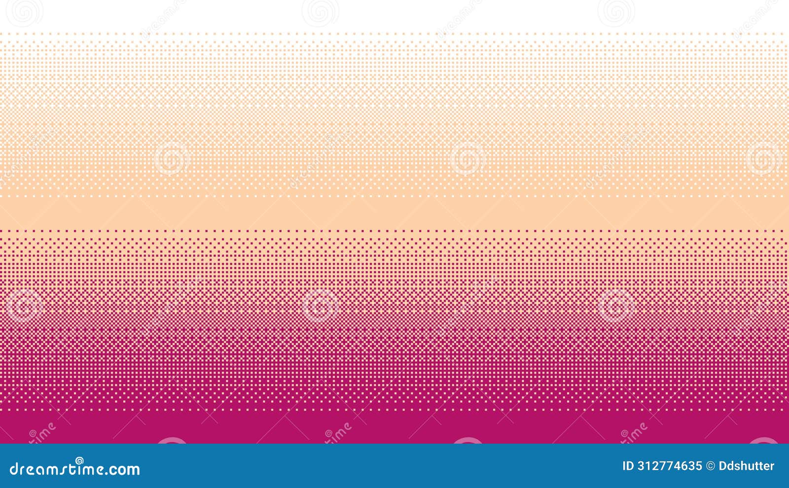 Pixel Art Pastel Peach and Pink Colored Gradient Background. Seamless ...