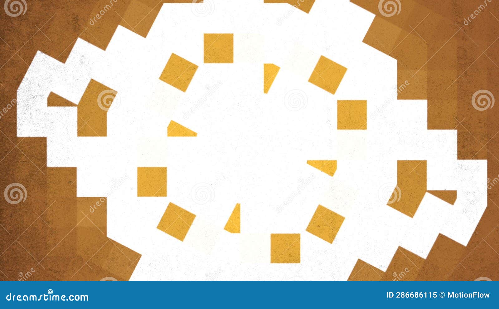 A White and Yellow Pixel Art Stock Video - Video of square, artistry ...