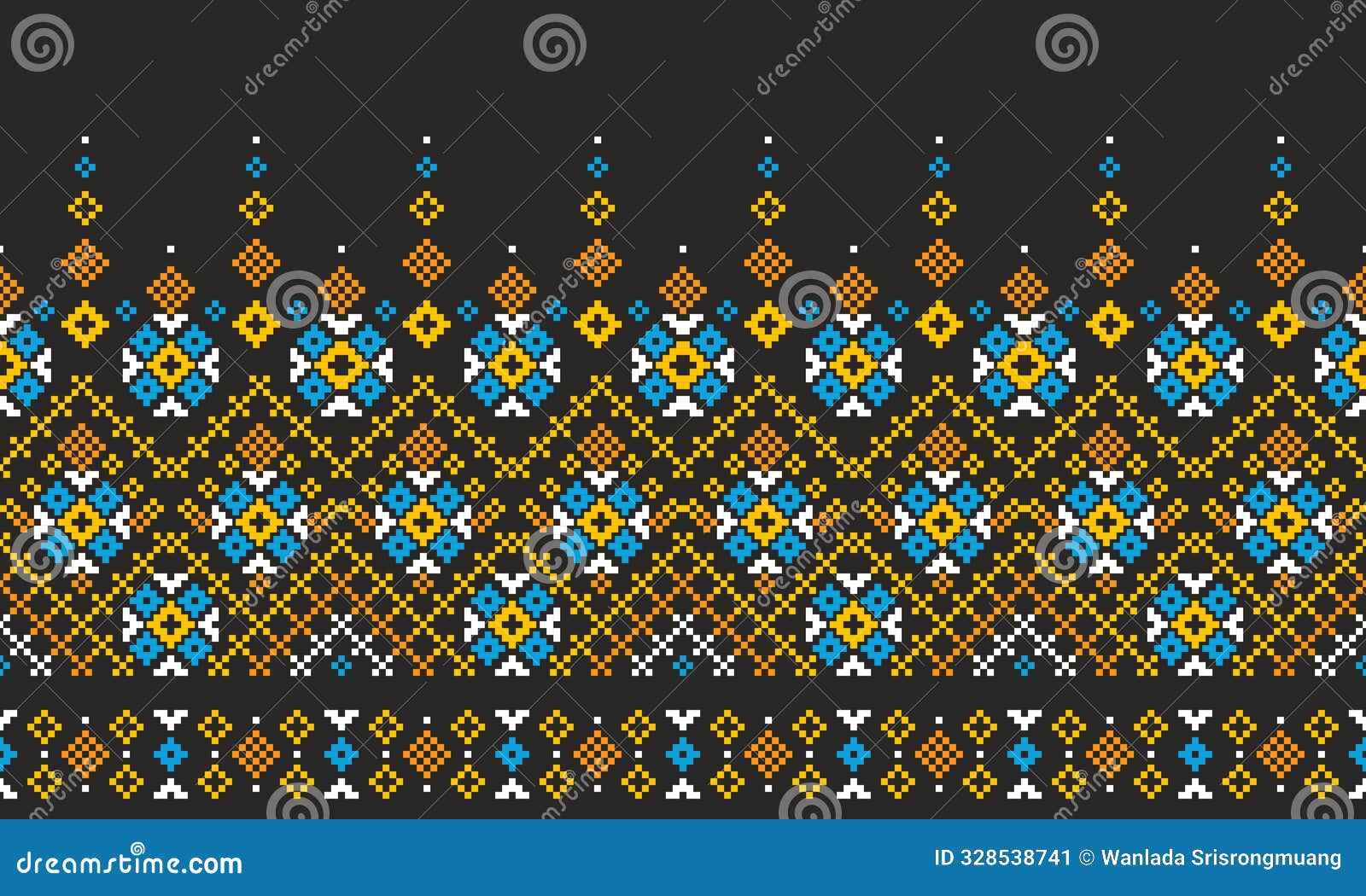 Pixel art pattern seamless stock vector. Illustration of diagram ...