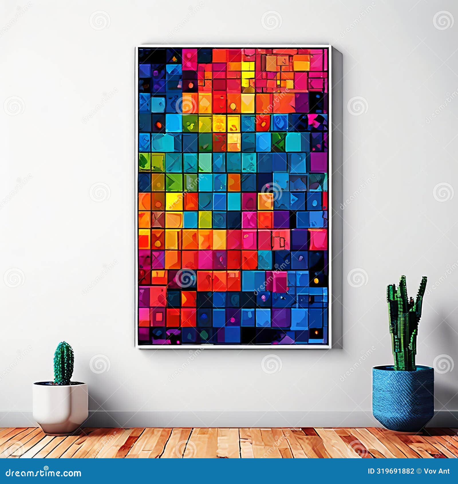 Pixel Art Patterns Pixel Art Posters Showcasing Intricate and C Stock ...