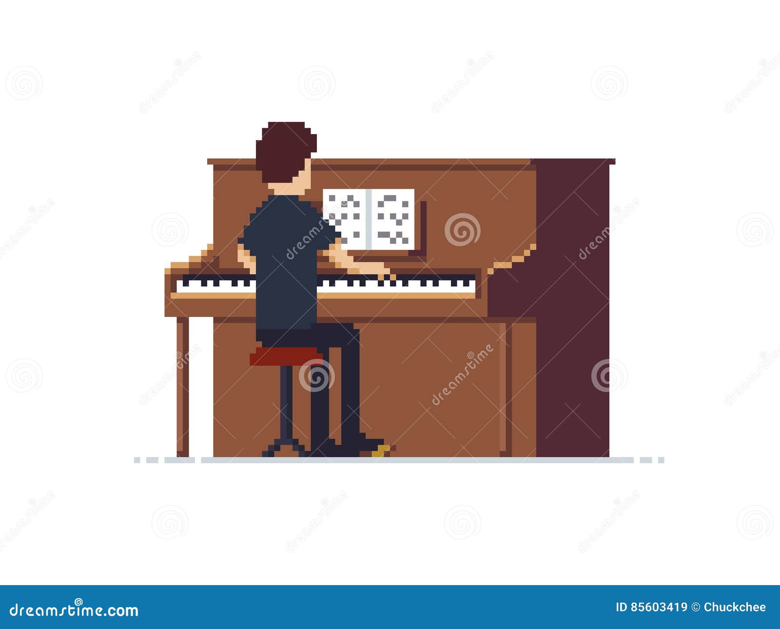 Piano Player Art Stock Illustrations – 3,841 Piano Player Art Stock ...