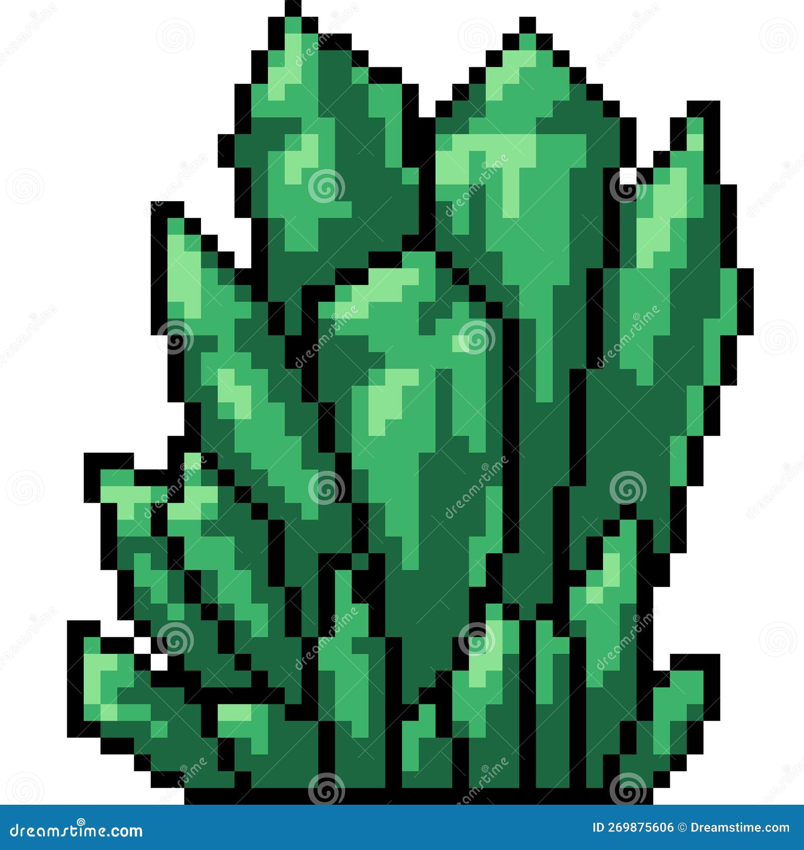 Pixel Gemstone Set. Vibrant Jewels Retro-style Pixel Diamond Ruby ...