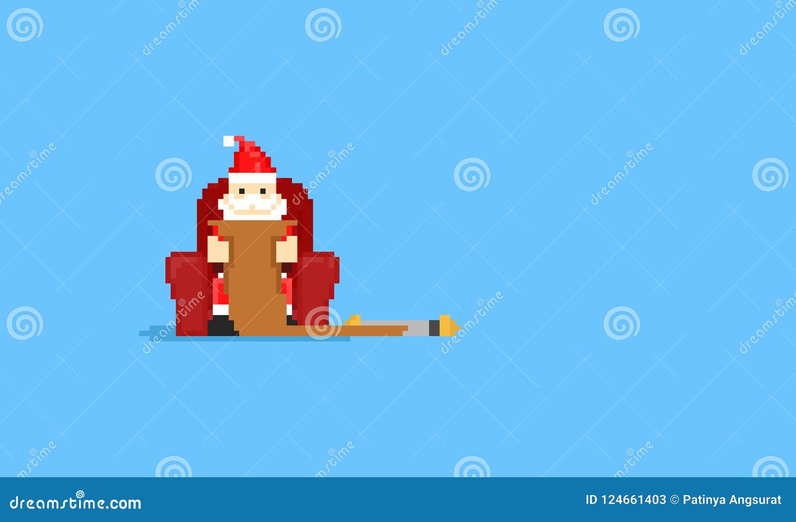 Pixel Santa Stock Illustrations – 1,274 Pixel Santa Stock Illustrations ...