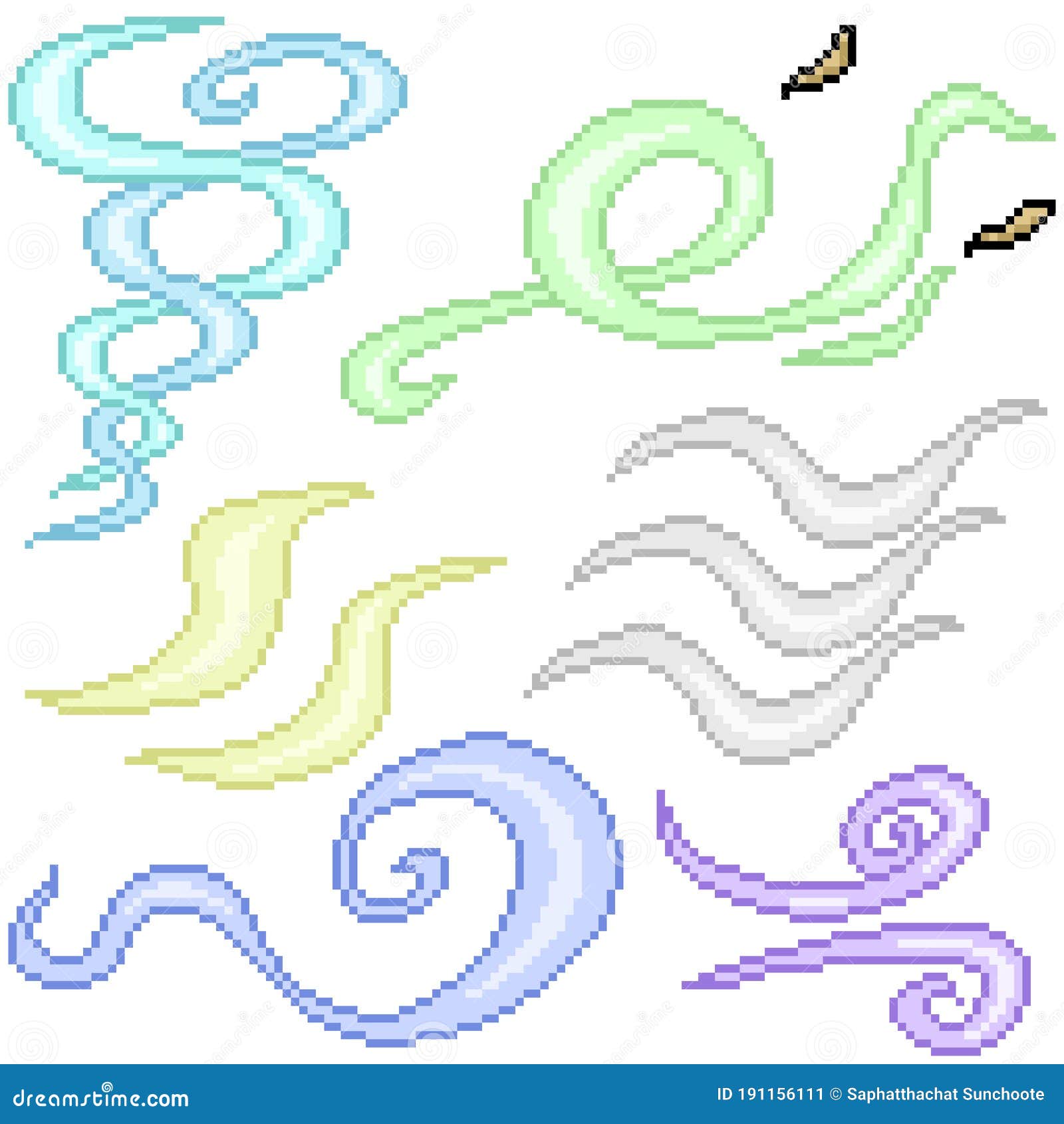 Pixel Art Set Gust Wind Symbol Cartoon Vector | CartoonDealer.com ... Pixel Art Set Gust Wind Symbol Cartoon Vector | CartoonDealer.com ...