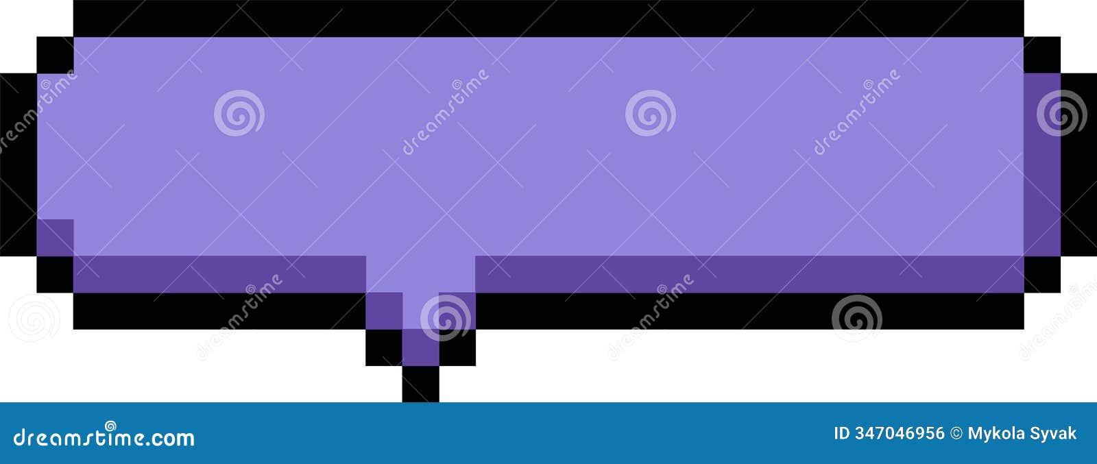 Pixel Art Speech Bubble stock illustration. Illustration of talk ...