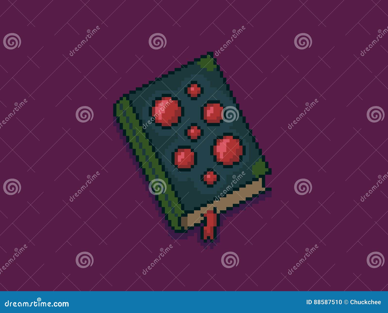 Pixel Art Spellbook vektor abbildung. Illustration von frech - 88587510