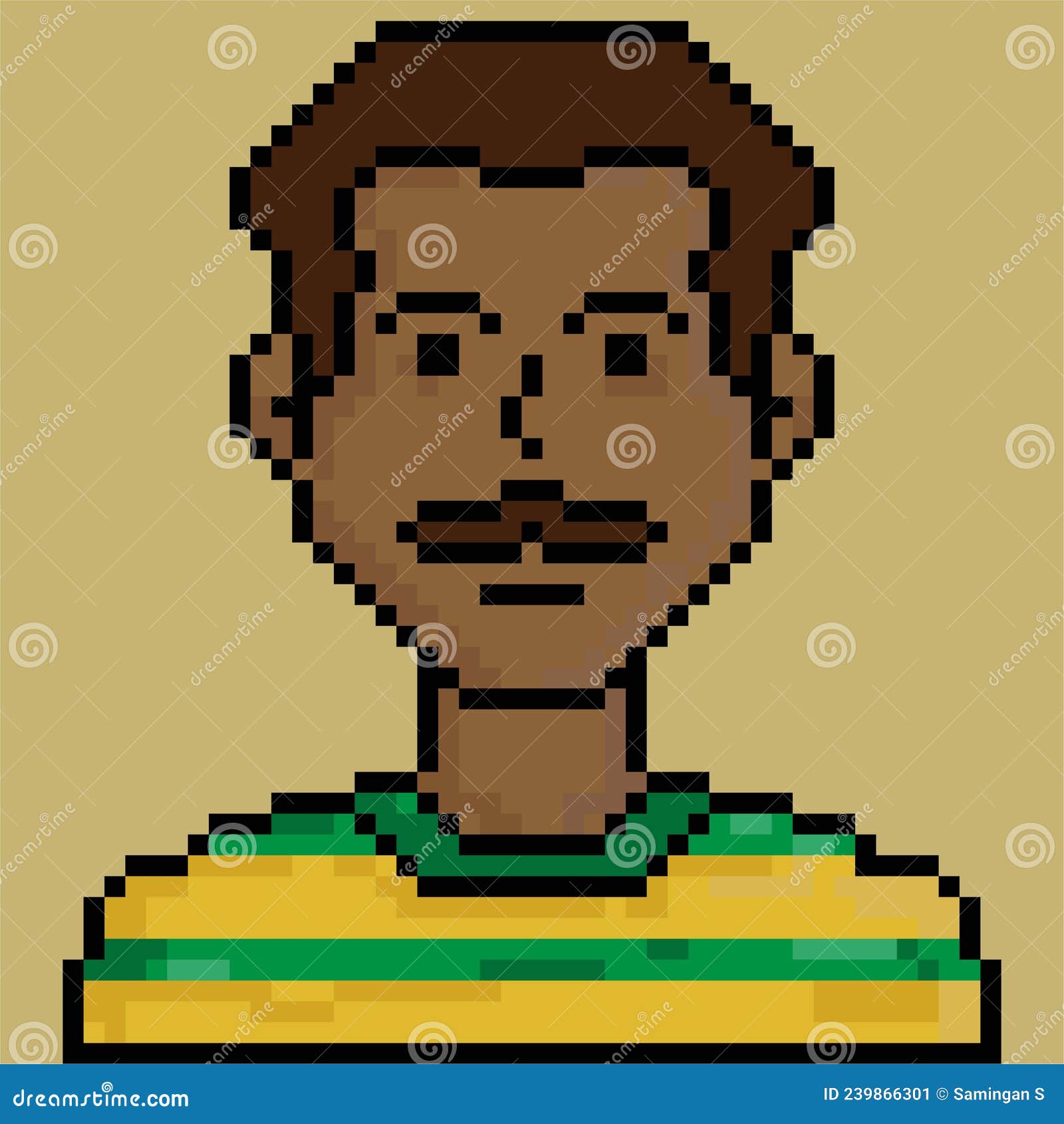 Pixel Art Style People Character Illustration Stock Illustration ...