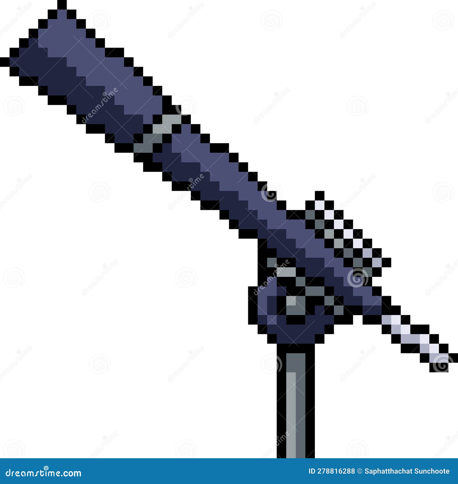 Pixel Art Telescope Stargaze Tube Stock Vector - Illustration of ...