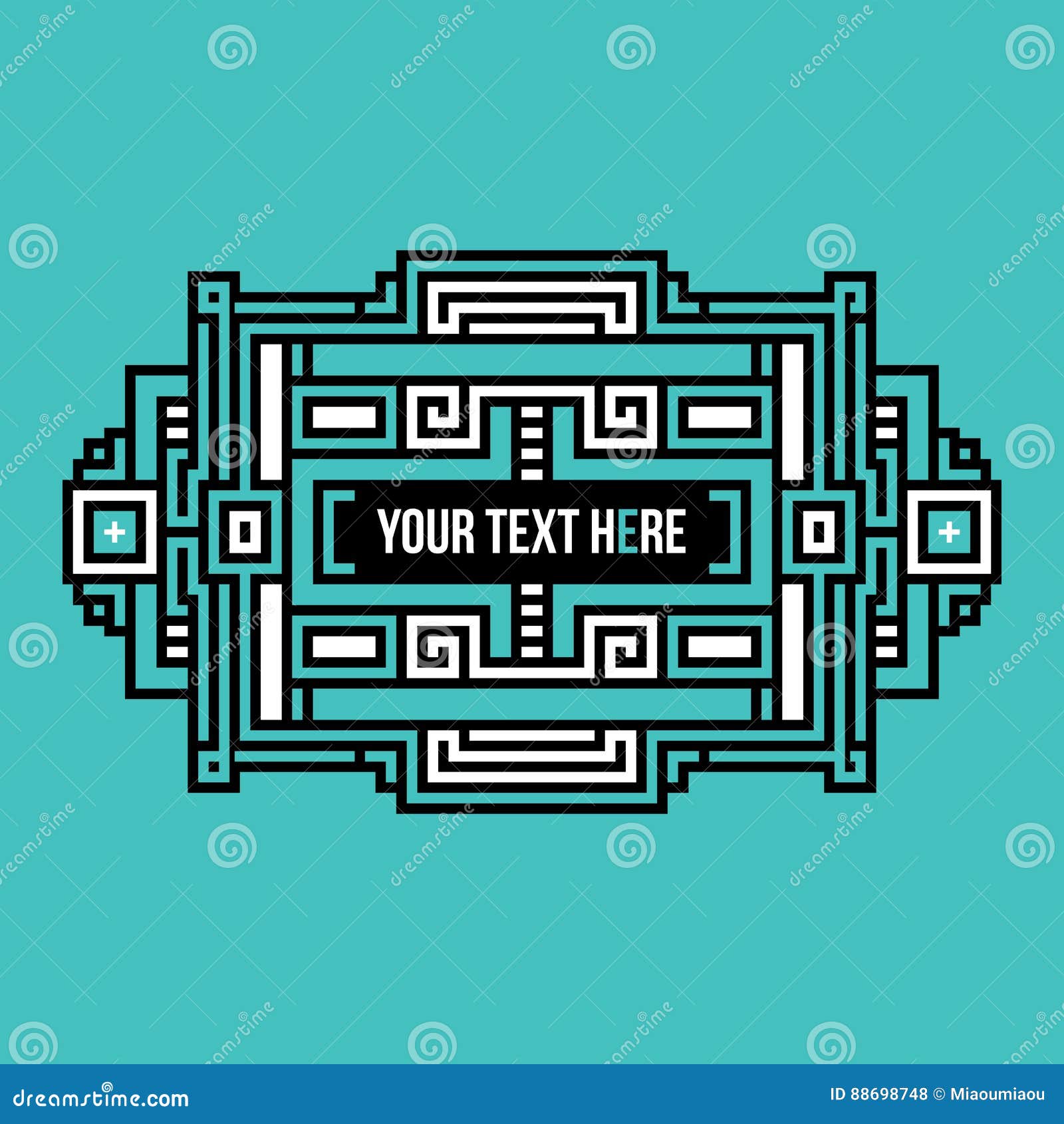 Pixel art text header stock vector. Illustration of labyrinth - 88698748