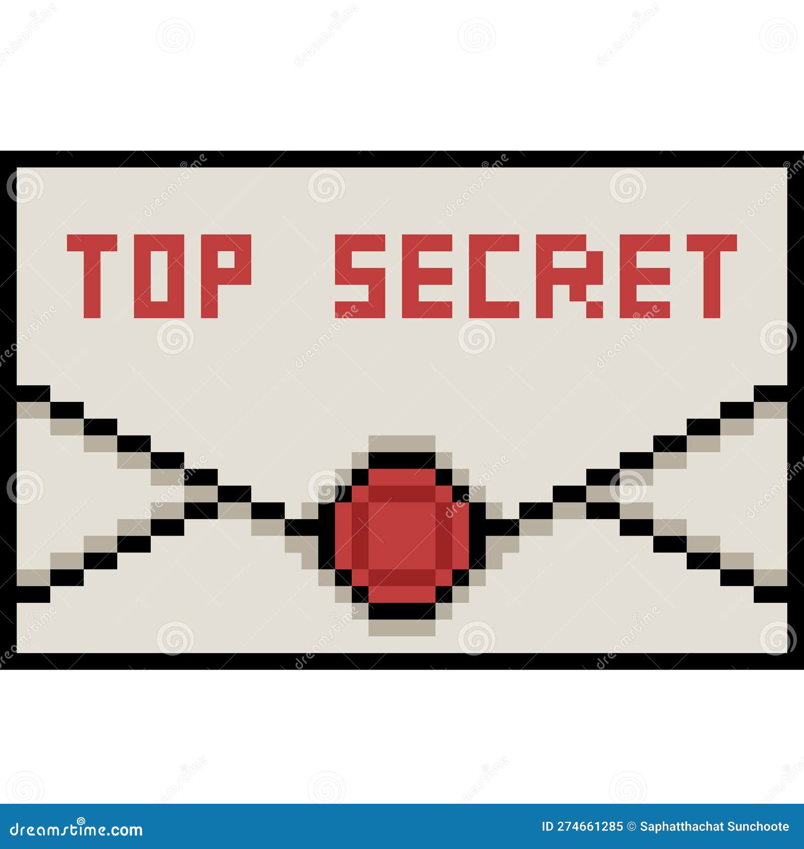 Top Secret Letter Envelope Message Confidential Note Royalty-Free Stock ...