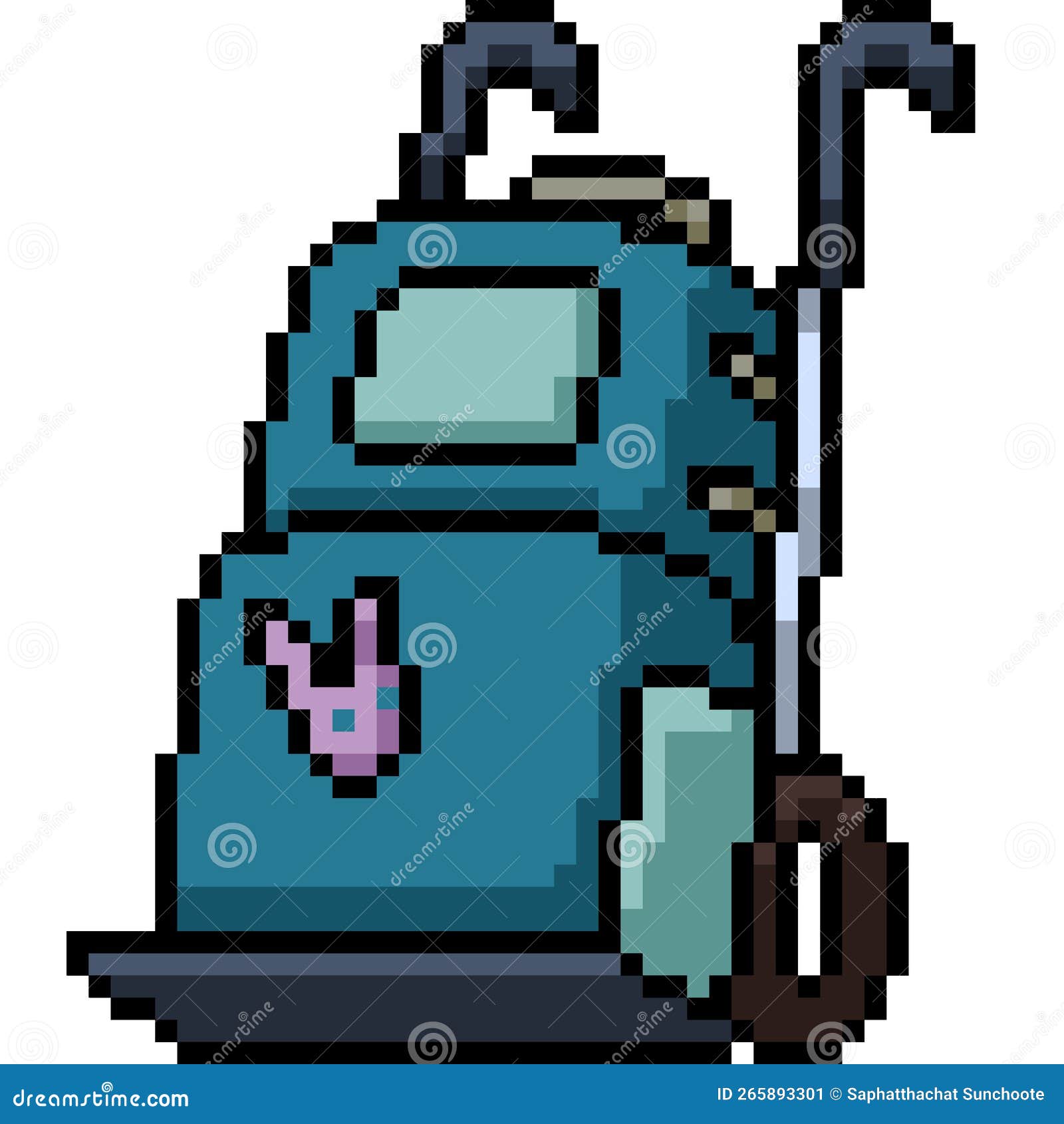 Pixel Art Traveling Big Bag Stock Vector - Illustration of pixel ...
